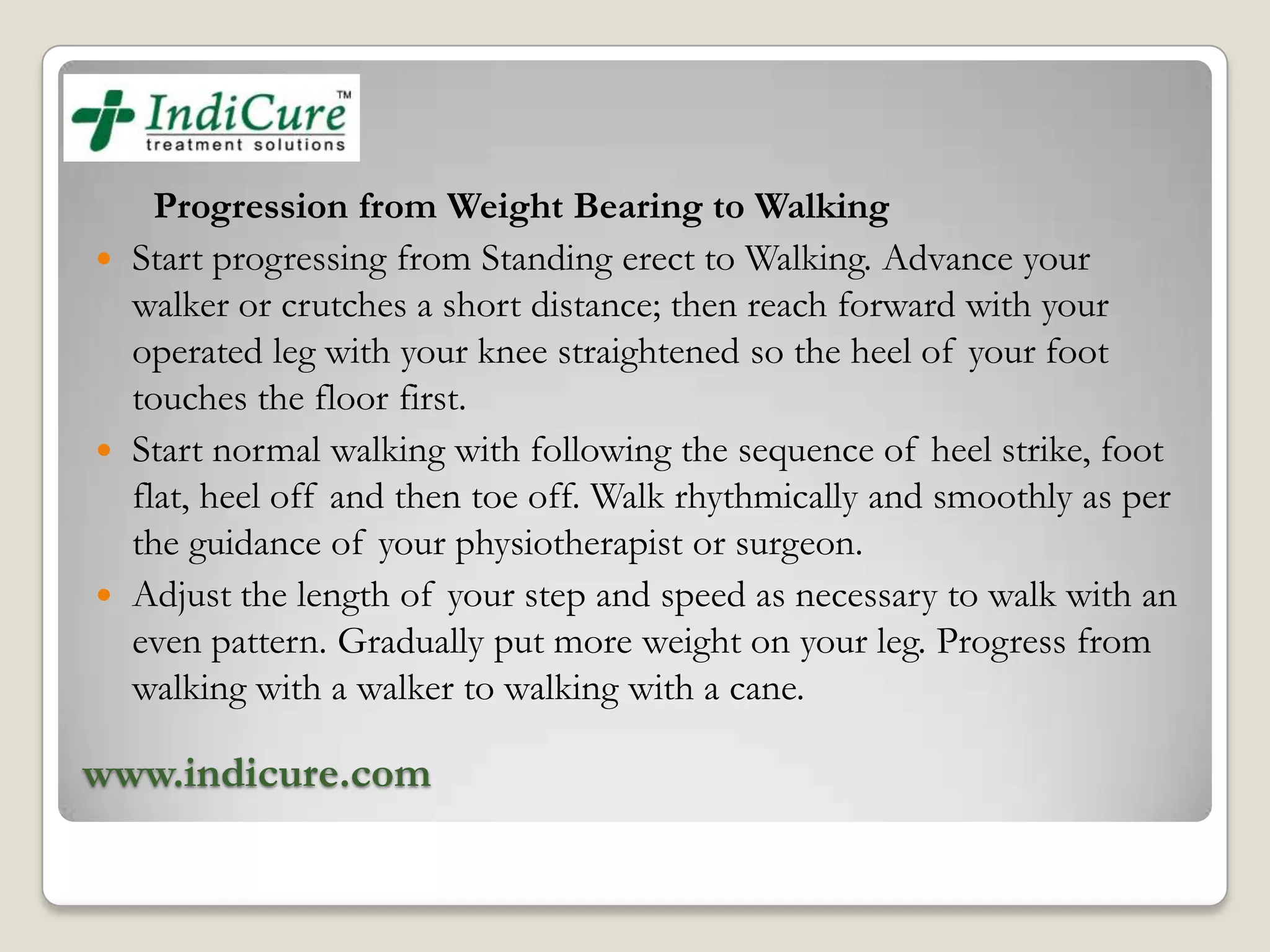 Post operative exercises after total knee replacement surgery | PPTX