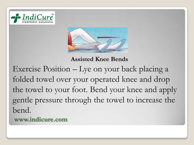 Post operative exercises after total knee replacement surgery | PPTX ...