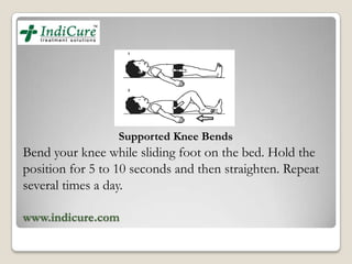 Post operative exercises after total knee replacement surgery | PPTX