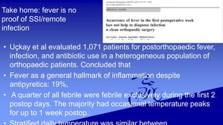 POSTOPERATIVE FEVER | PPTX