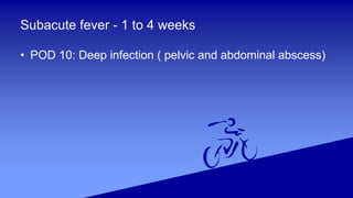 POSTOPERATIVE FEVER | PPTX