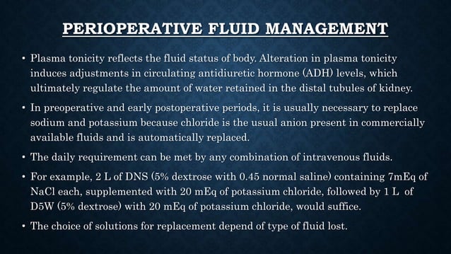 Postoperative fluid and electrolyte management.pptx