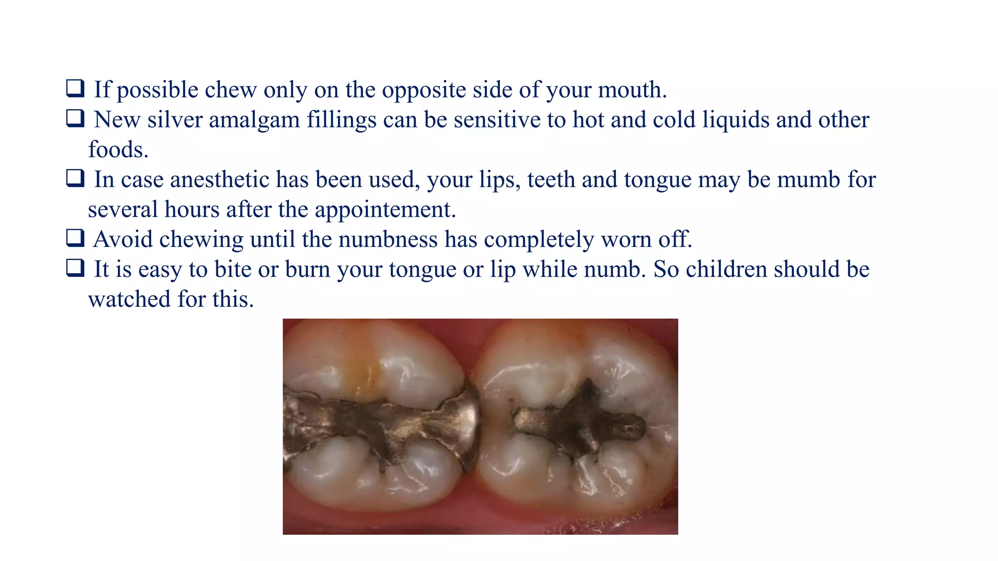 Post operative instructions | PPTX
