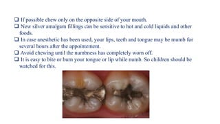 Post operative instructions | PPTX