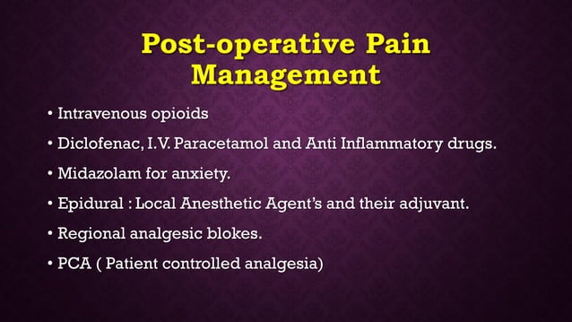 Post operative management | PDF | First Aid | Injuries