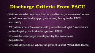 Post operative management | PDF