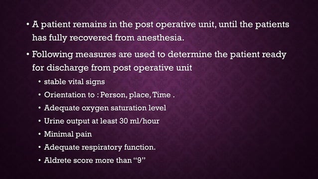 Post operative management | PDF | First Aid | Injuries