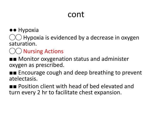 Postoperative nursing care | PPTX | Lung and Respiratory Health ...
