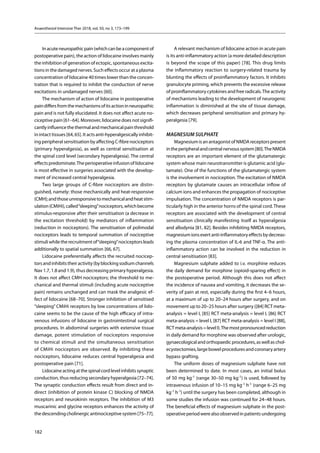 Postoperative pain management 2018 consensusstatement | PDF