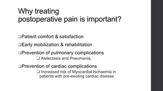 Postoperative pain management | PPTX