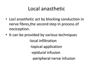 Postoperative pain management | PPTX