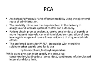 Postoperative pain management | PPTX