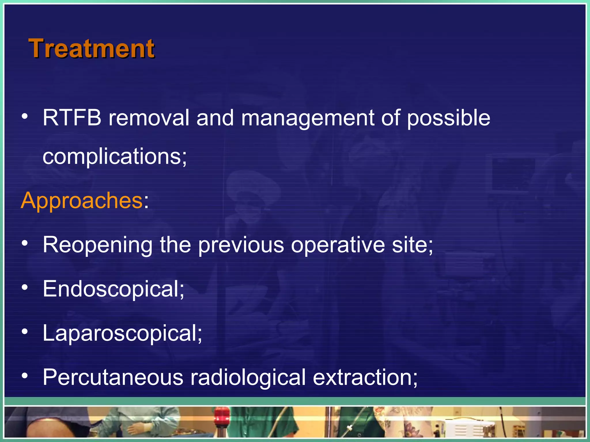 Postoperative retained foreign bodies | PDF | Digestive Disorders ...