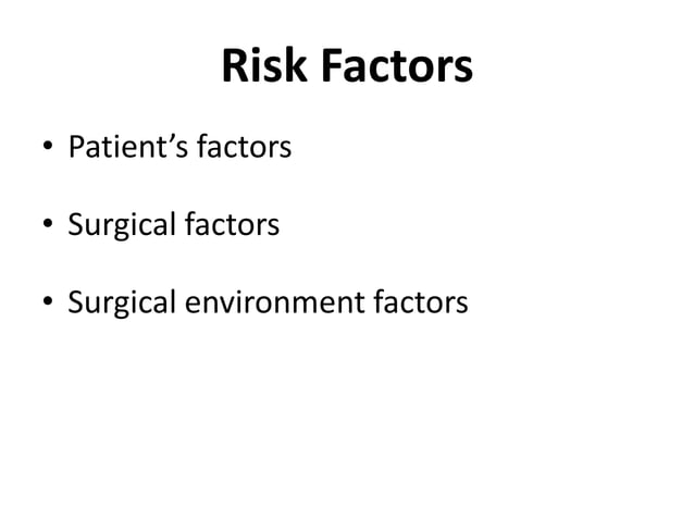 Postoperative Spinal Infection | PPT