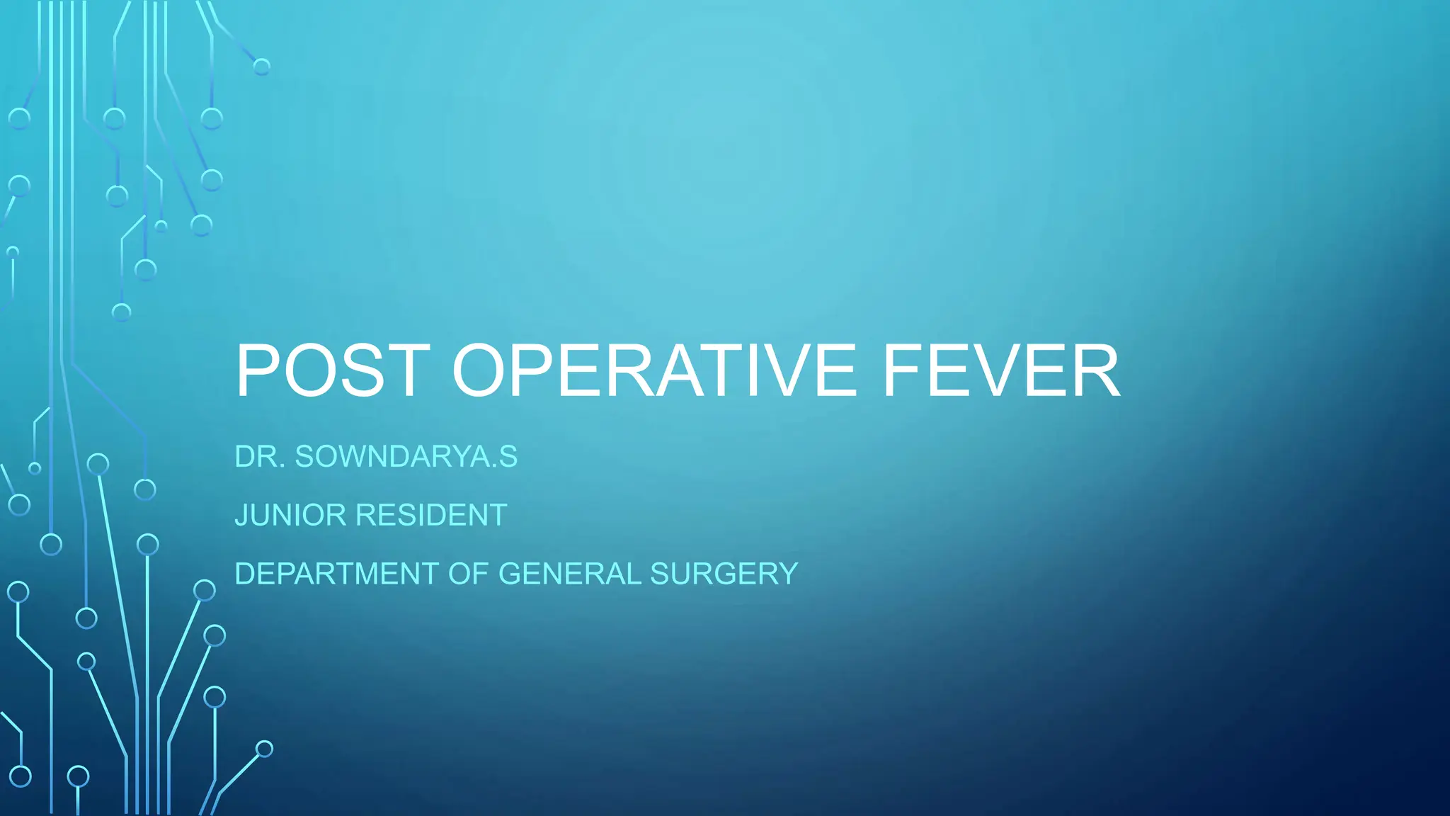 Post op fever.pptx