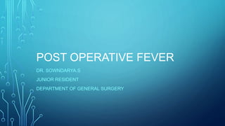 Post op fever.pptx