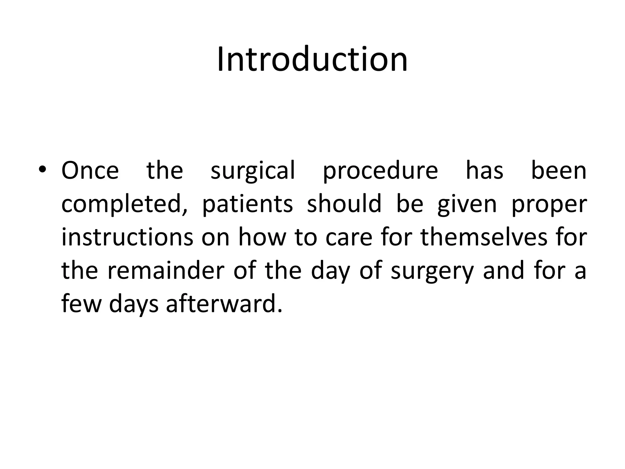Post op management of oral and maxillofacial surgical patients | PPTX