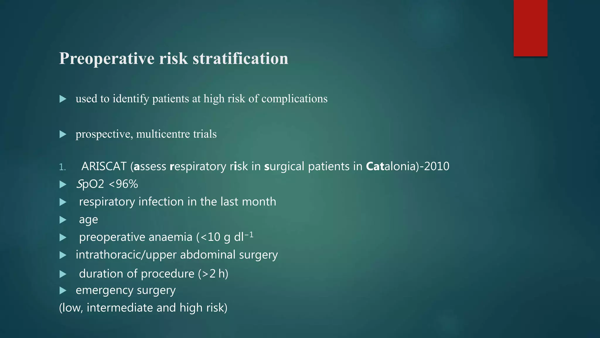 Post op pulmonary complications | PPTX