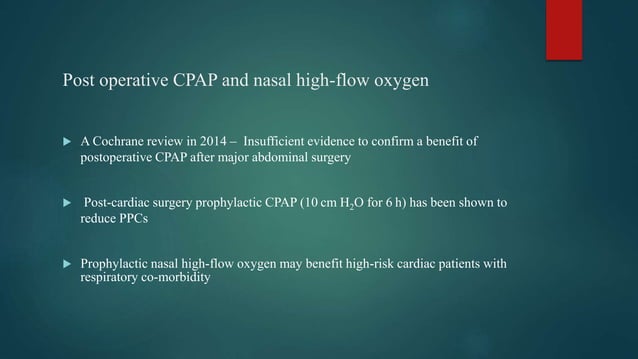 Post op pulmonary complications | PPTX