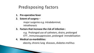 Post op pyrexia | PPTX