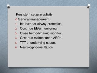 Post op seizure | PPTX