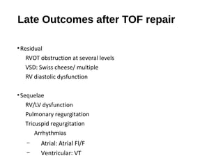 Post op tetrology of fallot (TOF) | PPT