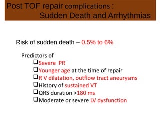 Post op tetrology of fallot (TOF) | PPT