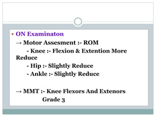 Post Osteotomy Rehabilitation Assesment & Managment | PPTX
