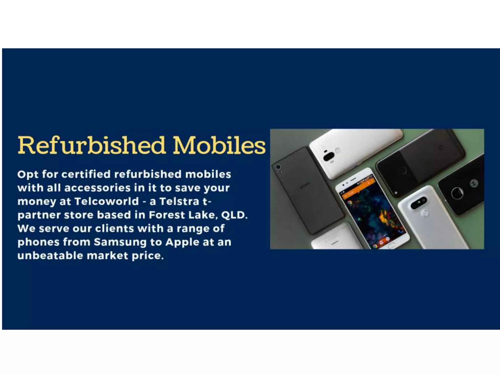 Pre Owned Mobile Phones | PPTX
