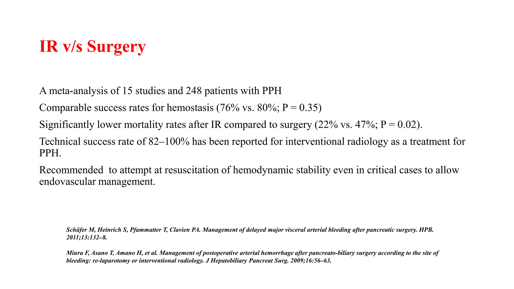 Post pancreaticoduodenectomy hemorrhage (PPH) | PPTX