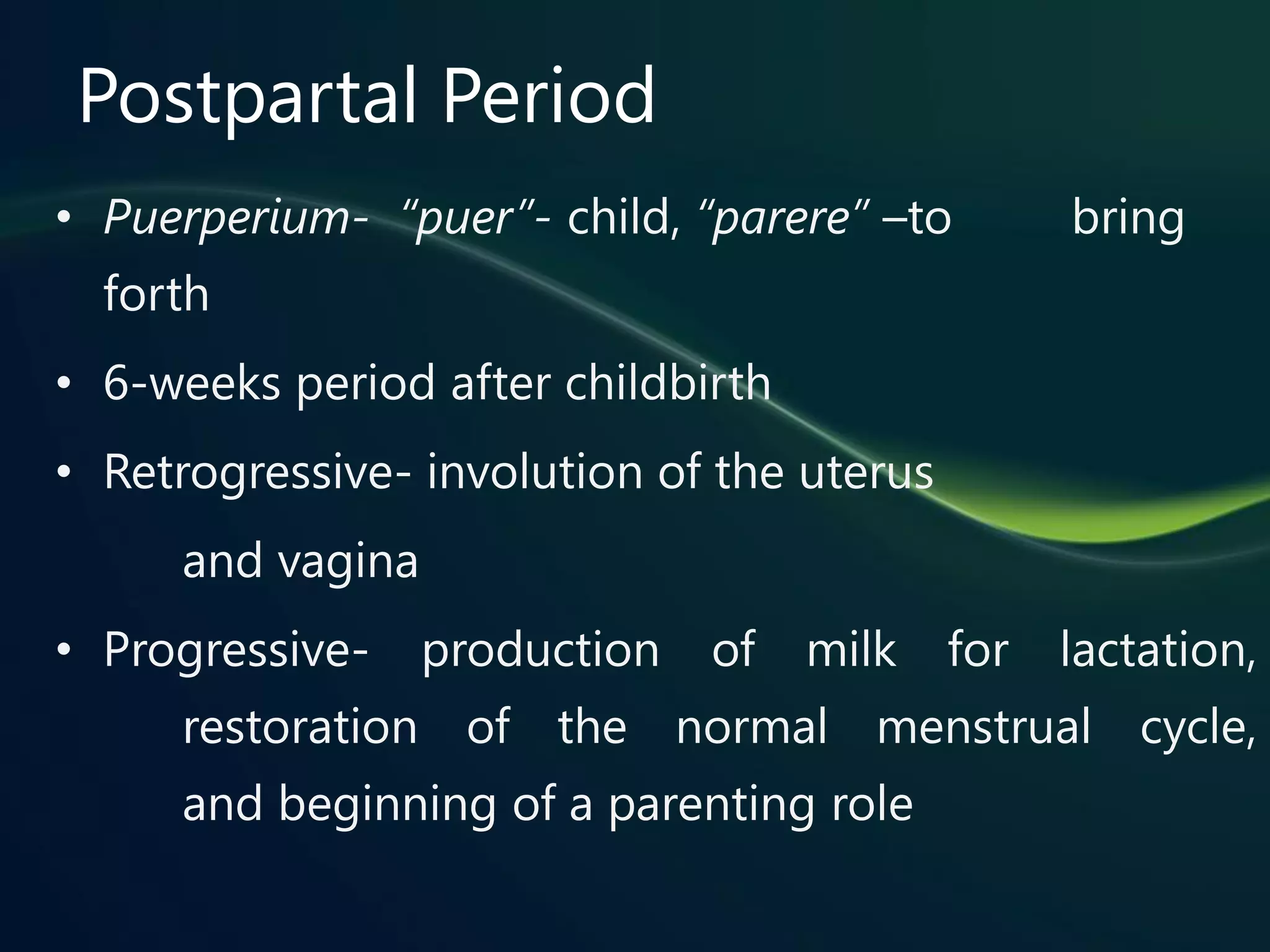 Postpartum | PDF