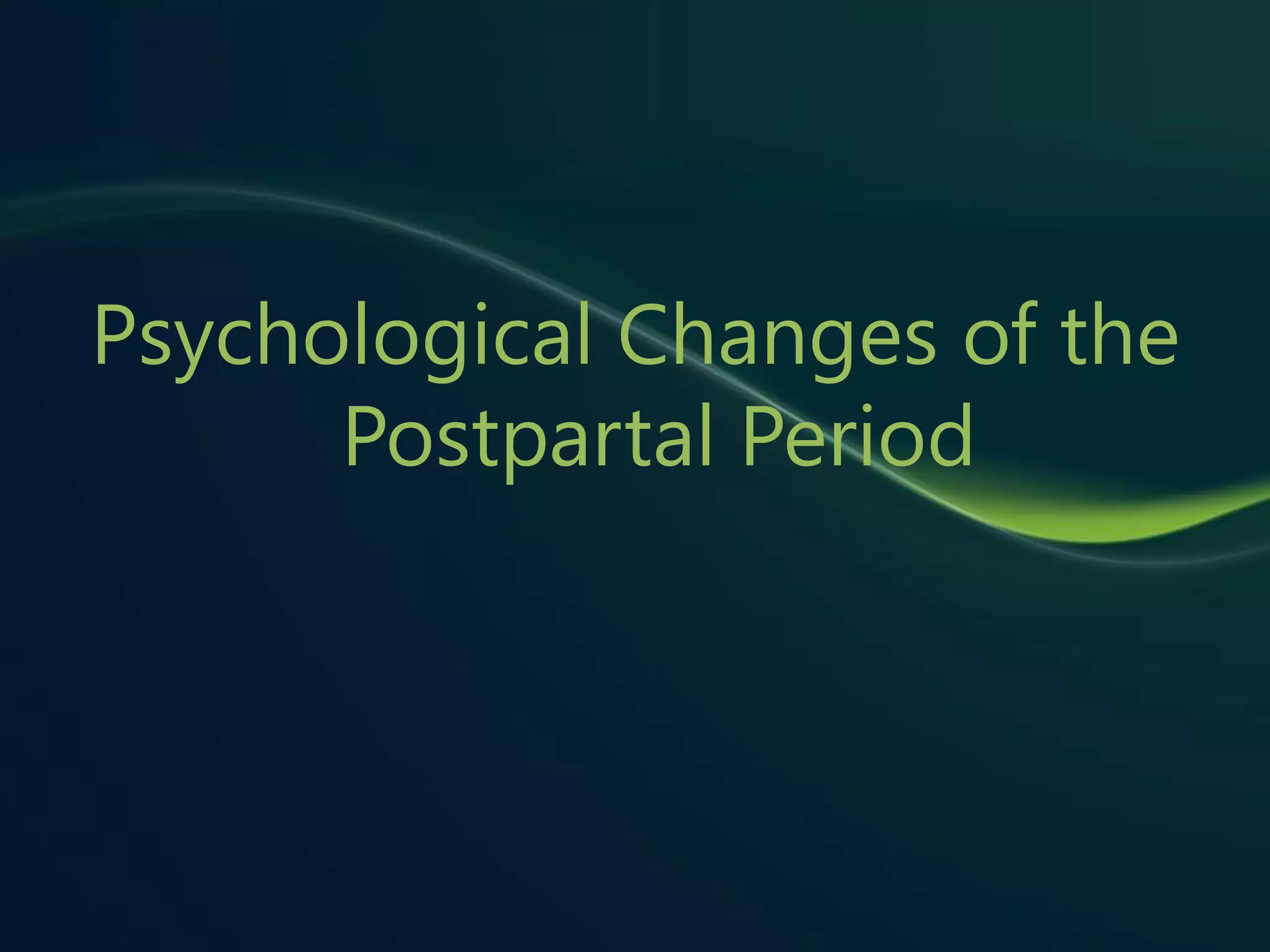 Postpartum | PDF