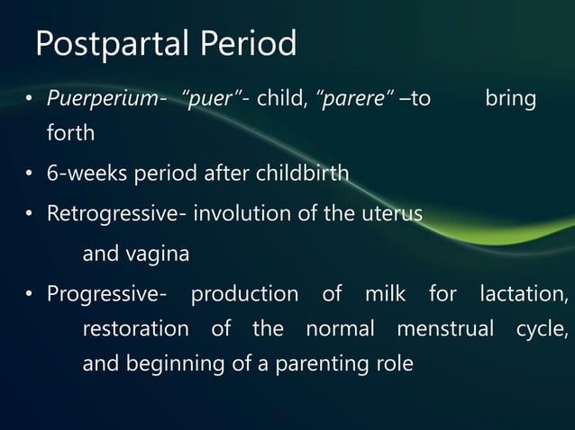 Postpartum | PDF | Pregnancy | Reproductive Health