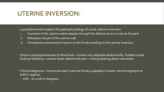 Postpartum hemorrhage | PPTX