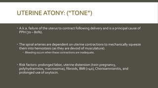 Postpartum hemorrhage | PPTX