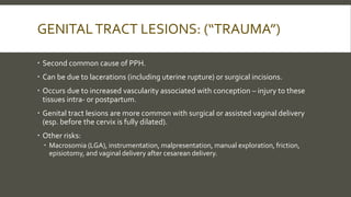 Postpartum hemorrhage | PPTX