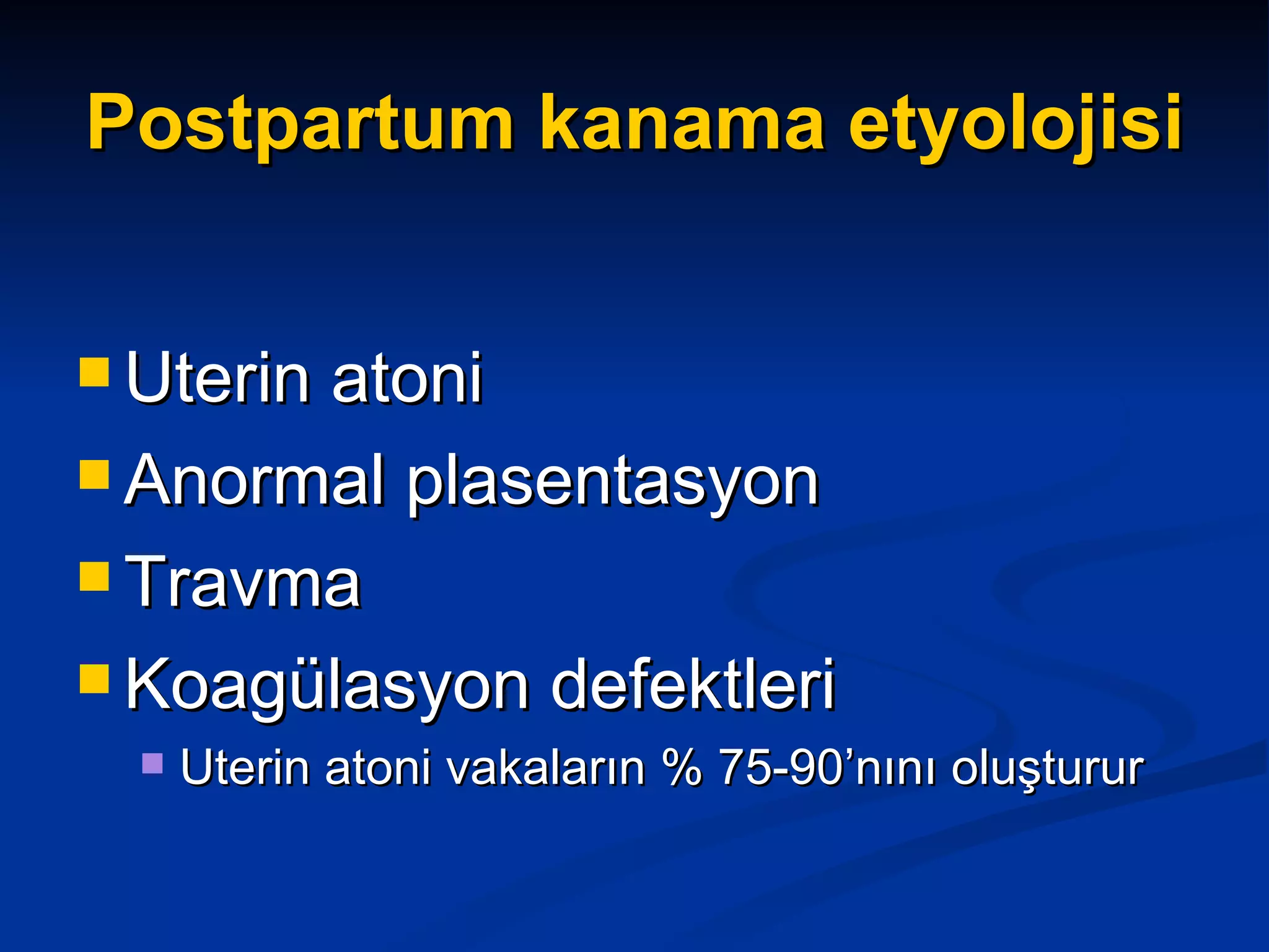 Postpartum Kanama - www.jinekolojivegebelik.com