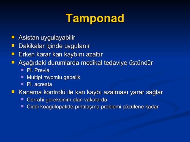 Postpartum Kanama - www.jinekolojivegebelik.com