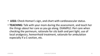Postpartum assessment 1 | PDF