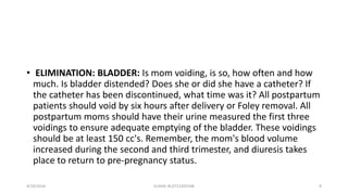 Postpartum assessment 1 | PDF