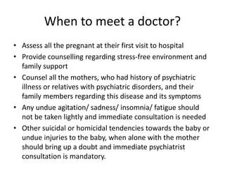 Postpartum blues by Dr.V.B.Kasyapa.J (MD) | PPTX
