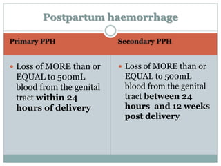 postpartum collapse | PPTX