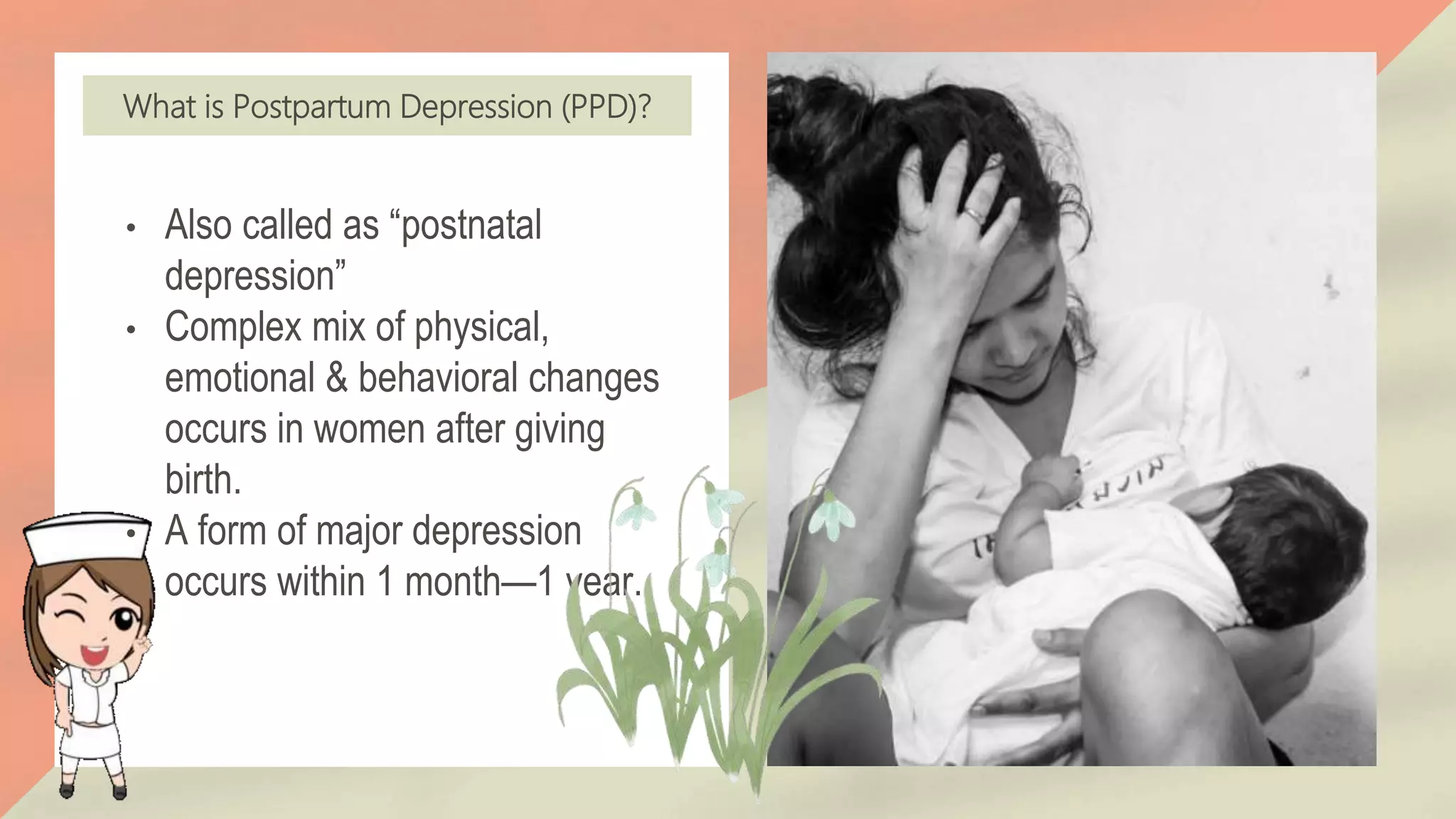 POSTPARTUM DEPRESSION | PPTX