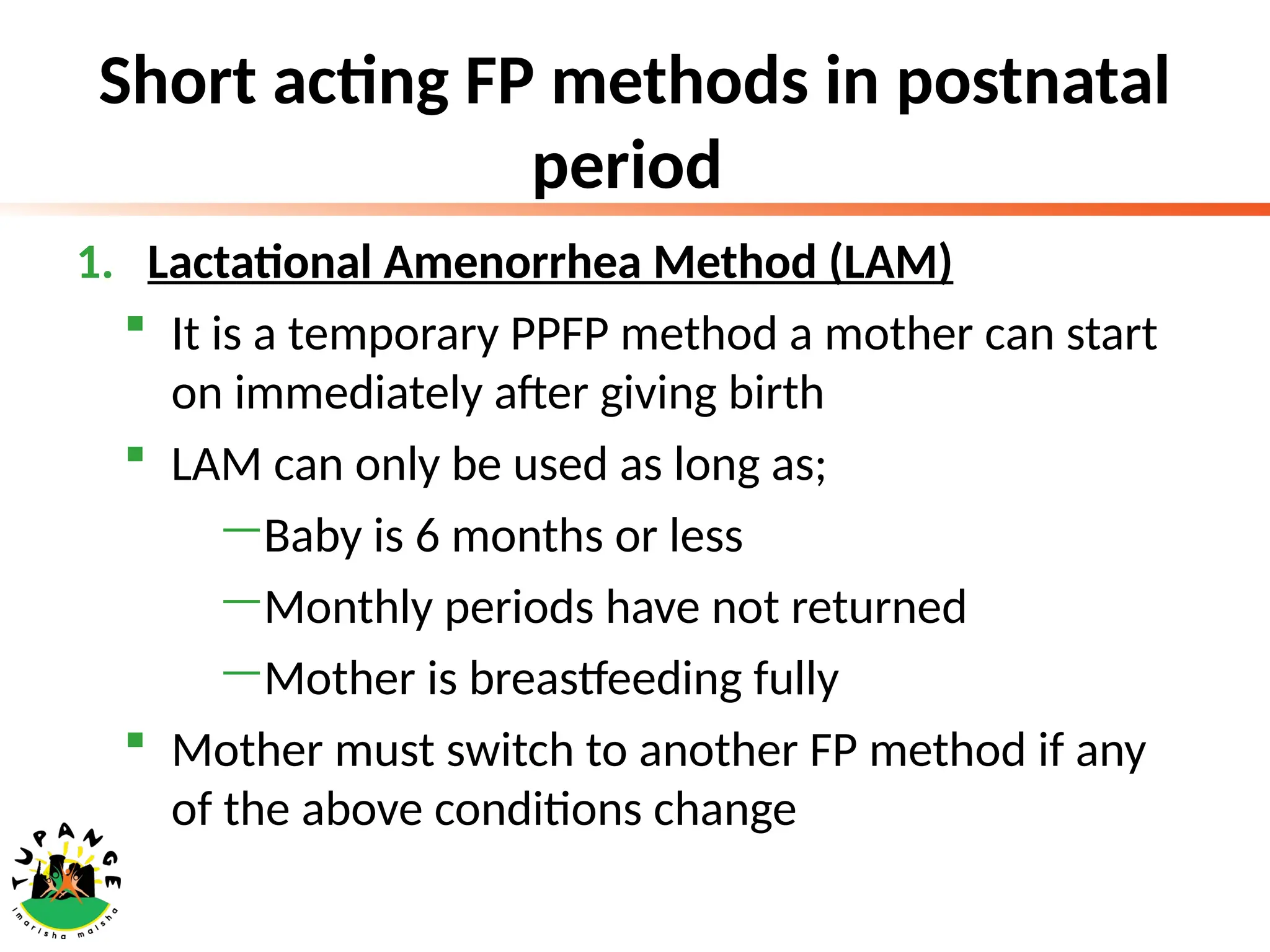Postpartum Family Planning Orientation for Community Health Workers | PPT
