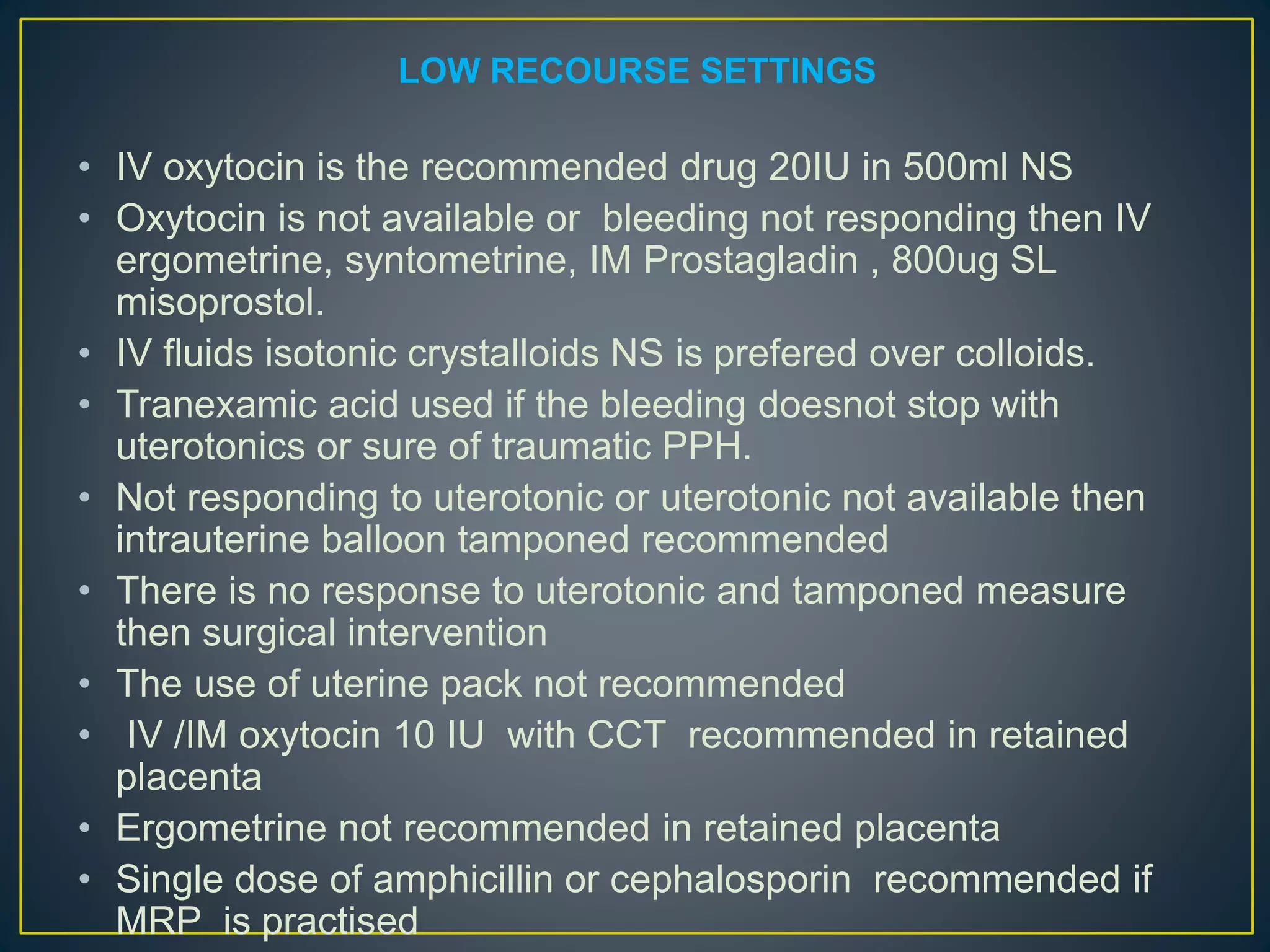 Post partum haemorrhage | PPTX