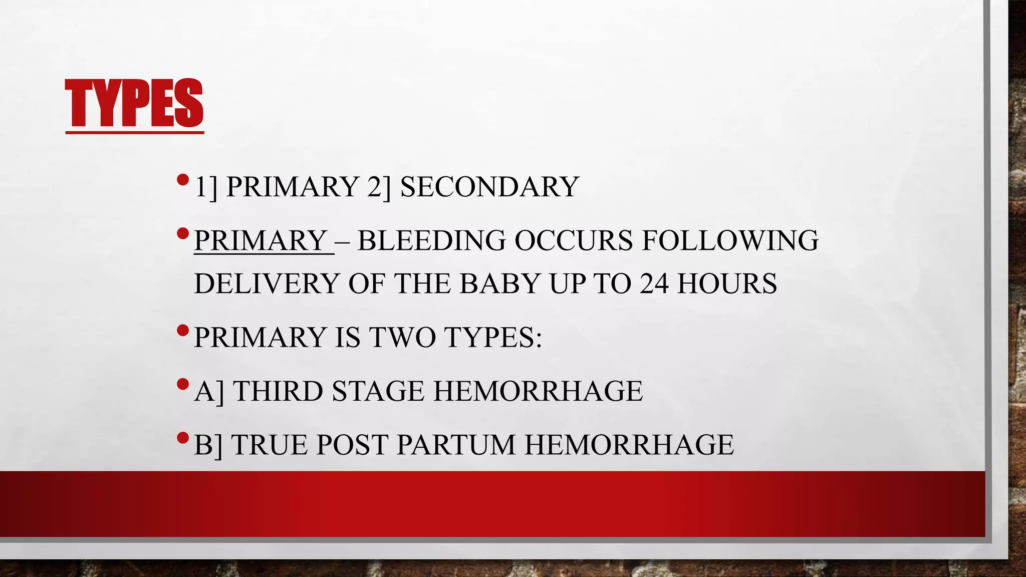 Post partum haemorrhage | PPTX