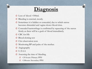 Postpartum Haemorrhage | PPTX