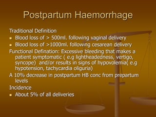 Postpartum haemorrhage.ppt