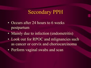 post partum haemorrhage.ppt how to access | PPT