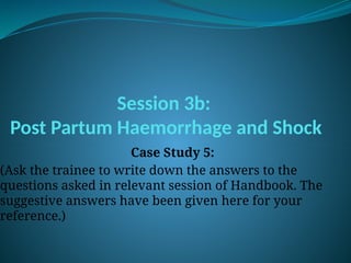 Post Partum Haemorrhage and Shock.pptx.hddd